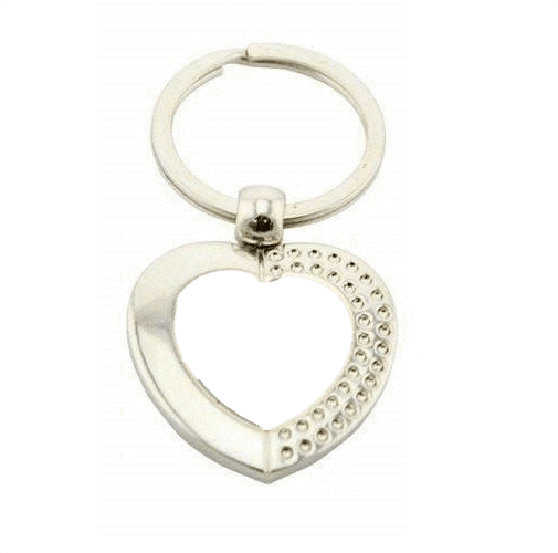 Personalised Metal Photo Heart Keyring – Personalised Keyrings